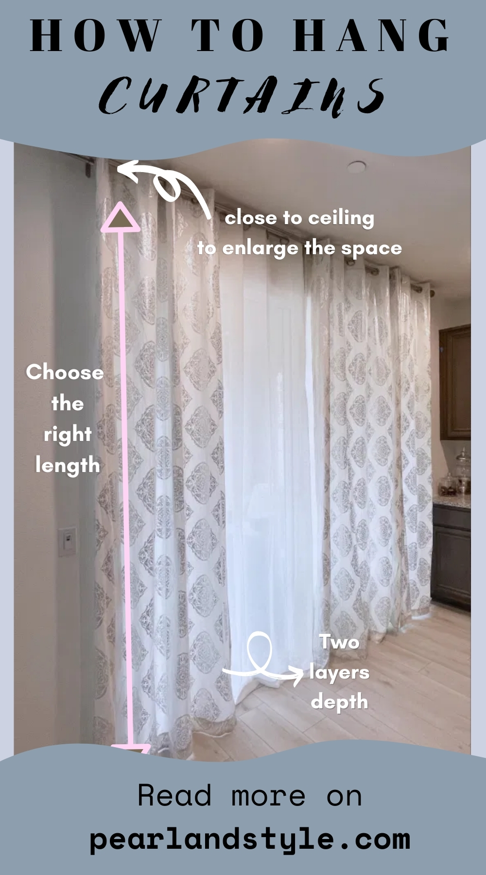 How to Hang Curtains | 5 Simple Steps You Need to Know - Pearl and ...